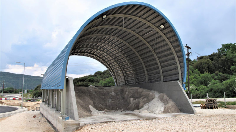 SALT CANOPY OF SNOW REMOVAL STATIONS - Theros Architects
